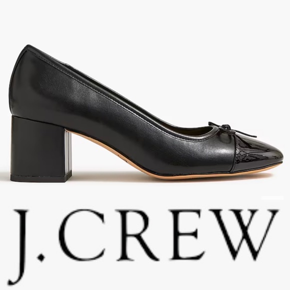 J. Crew Factory | Shoes | J Crew Cap Toe Ballet Block Heels | Poshmark